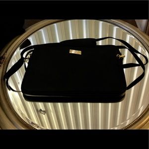 Bags | Michael Kors Mk Est 1981 Black Gold Purse | Poshmark